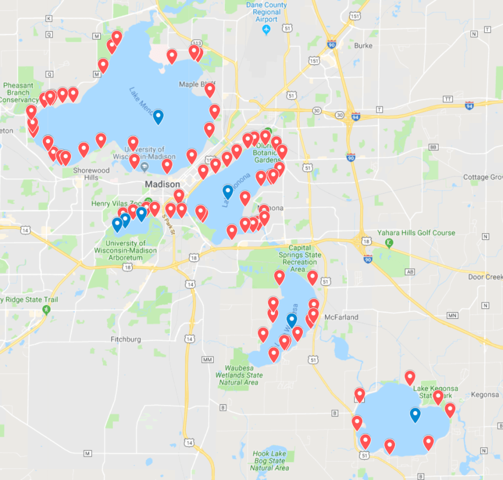 Figure 1. Site Map - Clean Lakes Alliance
